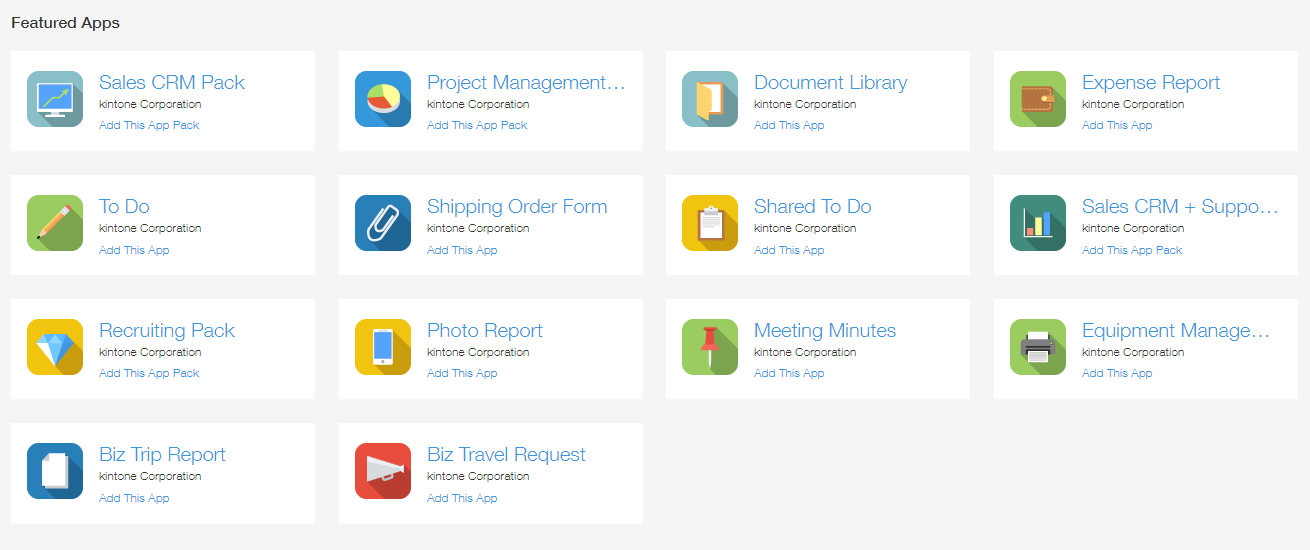 The complete guide to using Kintone's app templates